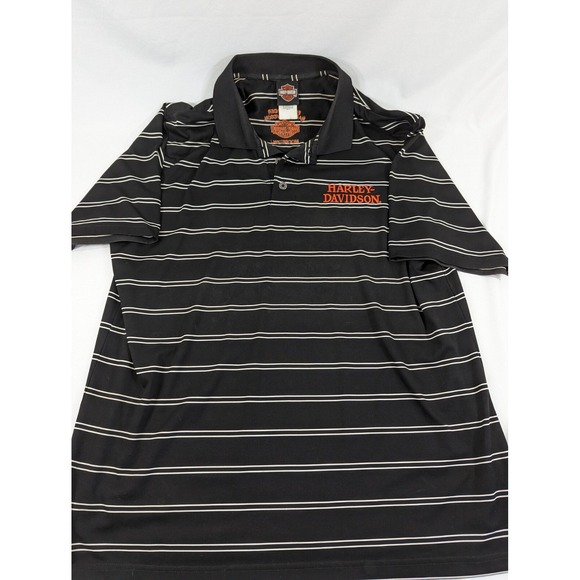 Harley-Davidson | Shirts | Harley Davidson Motorcycle Polo Shirt Fort ...